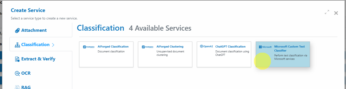 Microsoft Custom Text Classification - AIForged Documentation